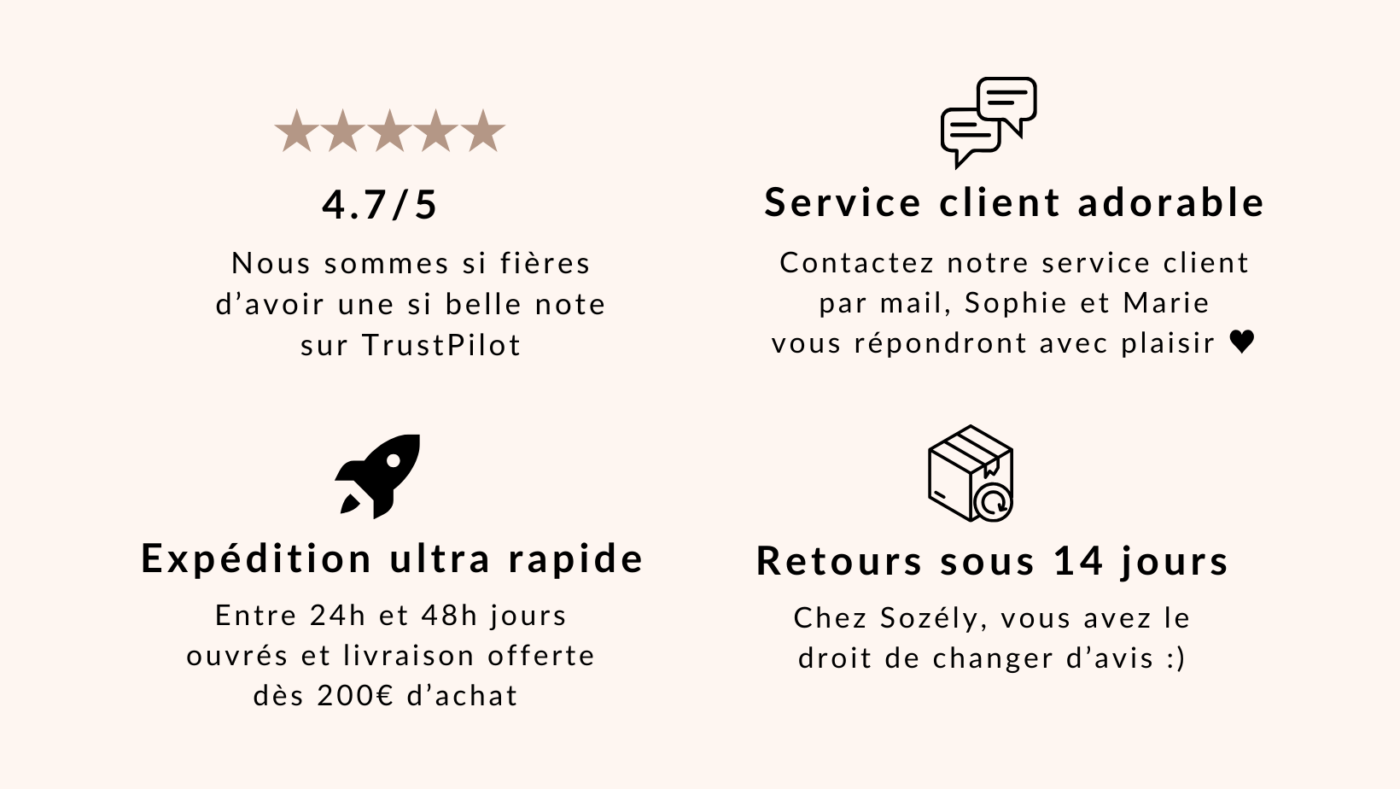 Bracelets tendances Sozély création dans notre atelier lyonnais